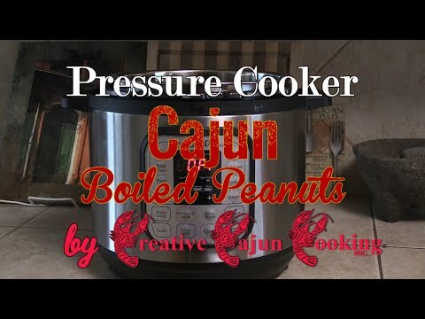 Pressure Cooker Cajun Boiled Peanuts