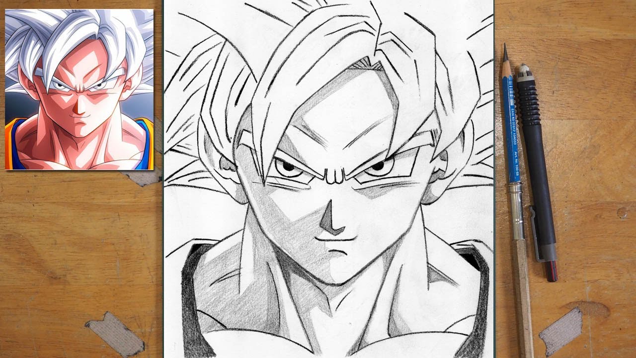 Draw Goku Ultra Instinct – Step by Step Anime Tutorial (Easy & Epic!)