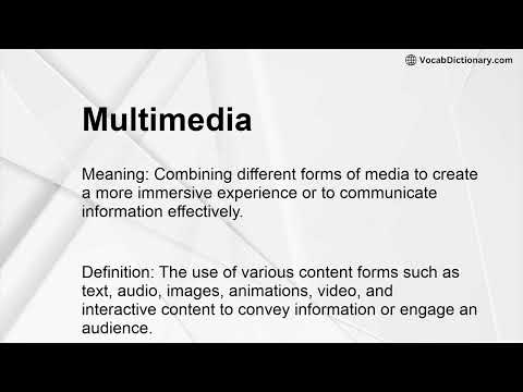 Multimedia Meaning
