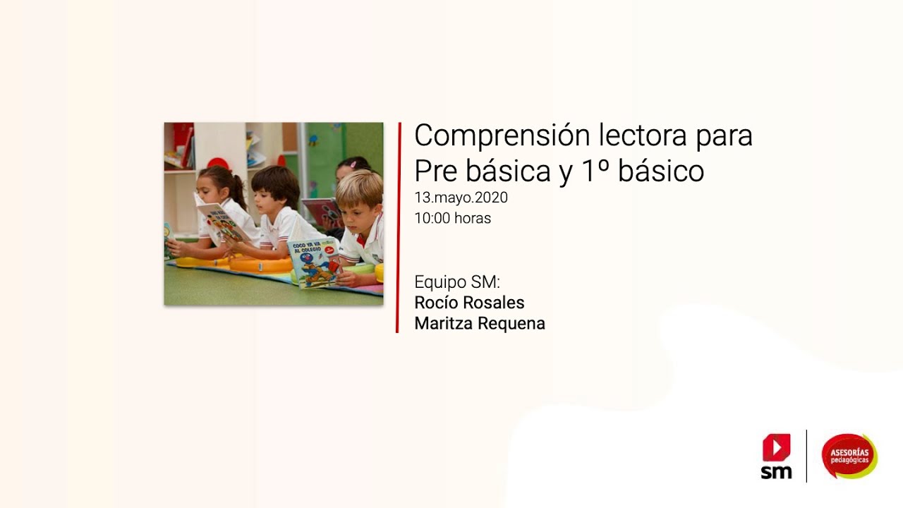 AP1 : Comprensión lectora para pre básica y 1 básico