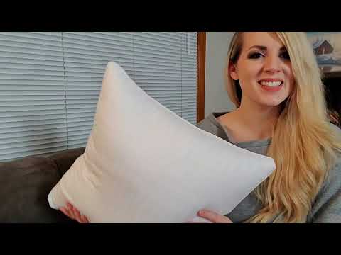 Bedding Throw White Pillows Insert 18 x 18 Inches Bed and Couch Pillows - Indoor Decorative Pillows