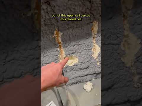 Open Cell Spray Foam vs Closed Cell…👌