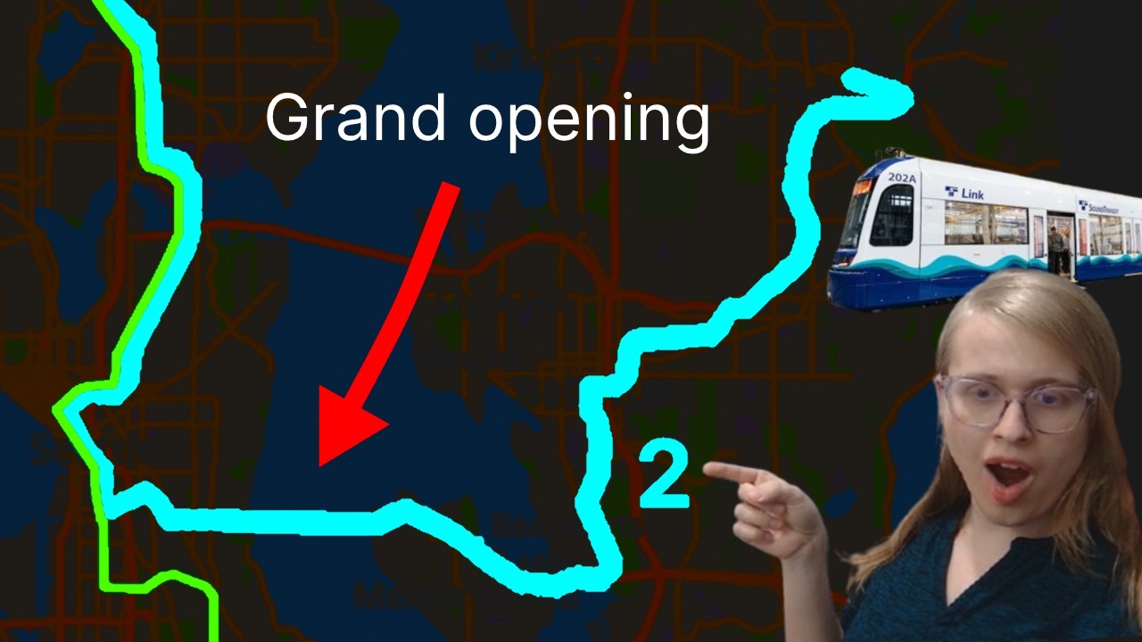 Attending OPENING DAY for Seattle's 2 Line Crosslake Connection!