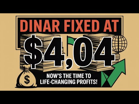 Major RV Alert: Iraqi Dinar Fixed at $4.04 – Now's the Time to Life-Changing Profits 🔊 Iraqi Dinar