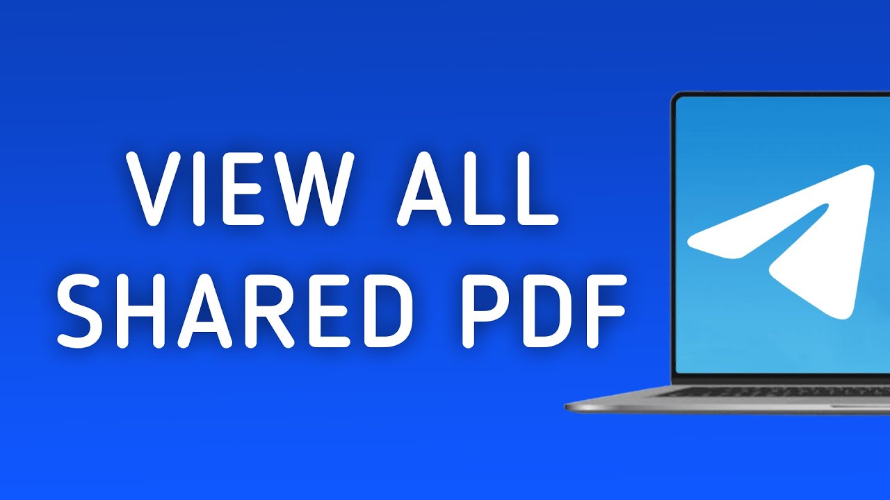 How to View All Shared PDF On Telegram App On PC (New Update)