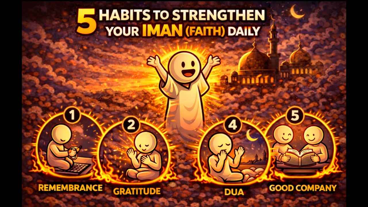 5 Habits To Strengthen Your Iman (Faith) Daily