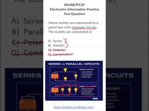 ASVAB/PiCAT Electronics Information Practice Test Question #acetheasvab with #grammarhero
