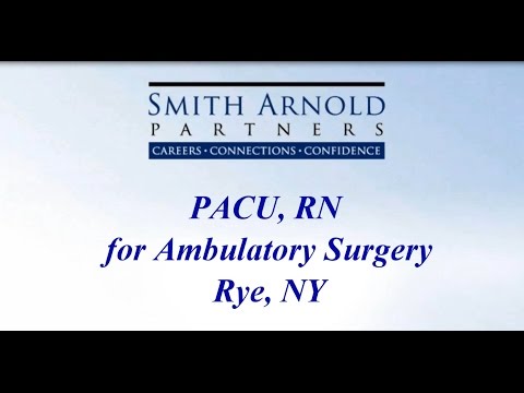 PACU, RN for Ambulatory Surgery (CLOSED) | Smith Arnold Partners