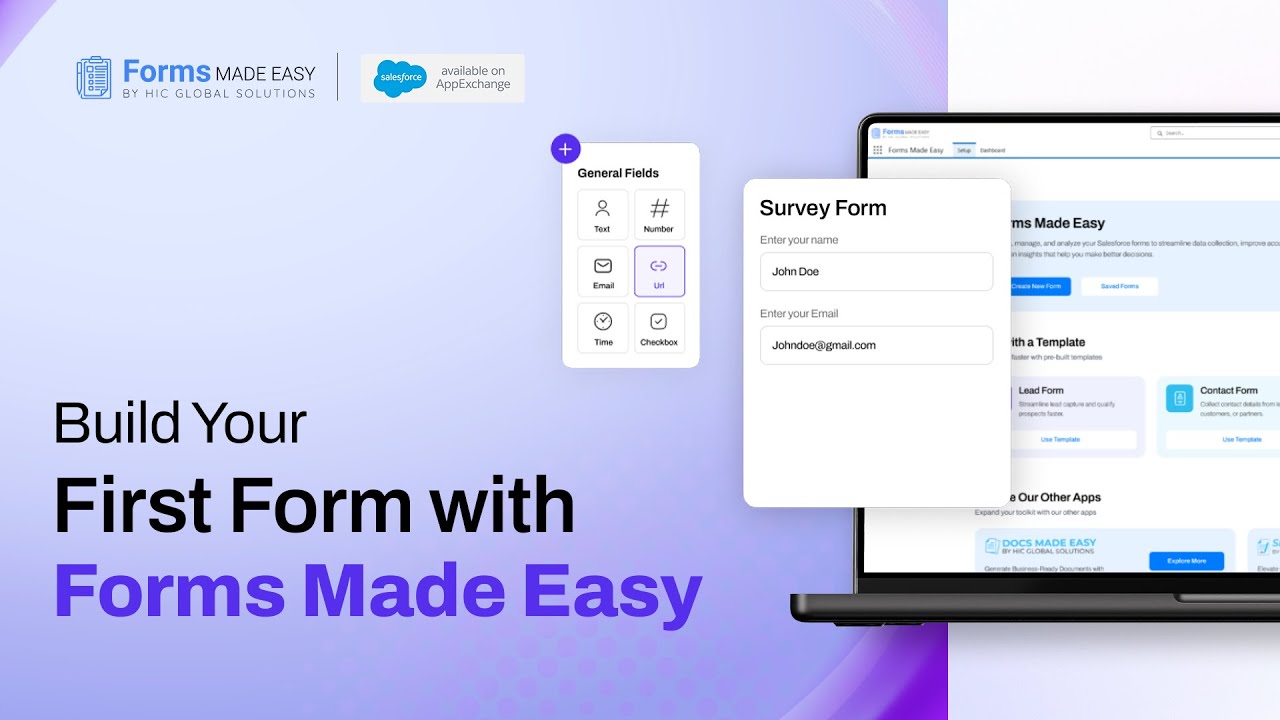 How to Create First Form with Forms Made Easy in Salesforce | Step-by-Step Tutorial