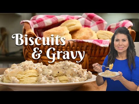 HOW TO MAKE HOMEMADE BISCUITS AND GRAVY: Easy Recipe for Making Biscuits & Gravy from Scratch