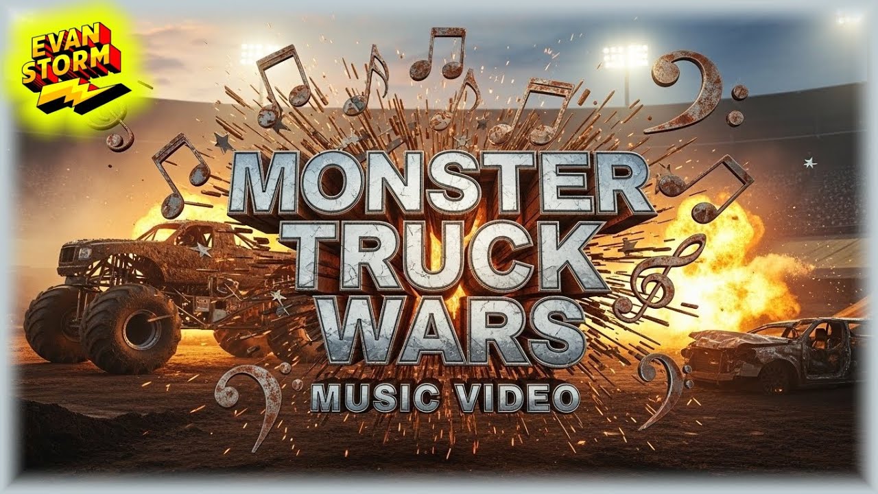 Monster Truck Wars – Monster Truck Arena Music | by Evan Storm
