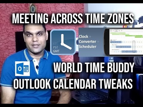 Meeting across Time Zones | World Time Buddy | Outlook Calendar Tweaks