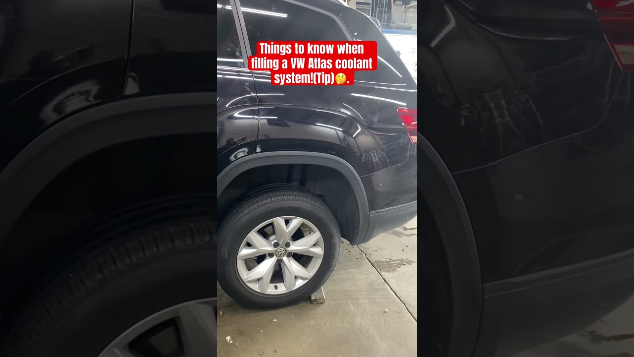 VW Atlas coolant system.#Atlas coolant #Atlas coolant#Atlas pump running dry.