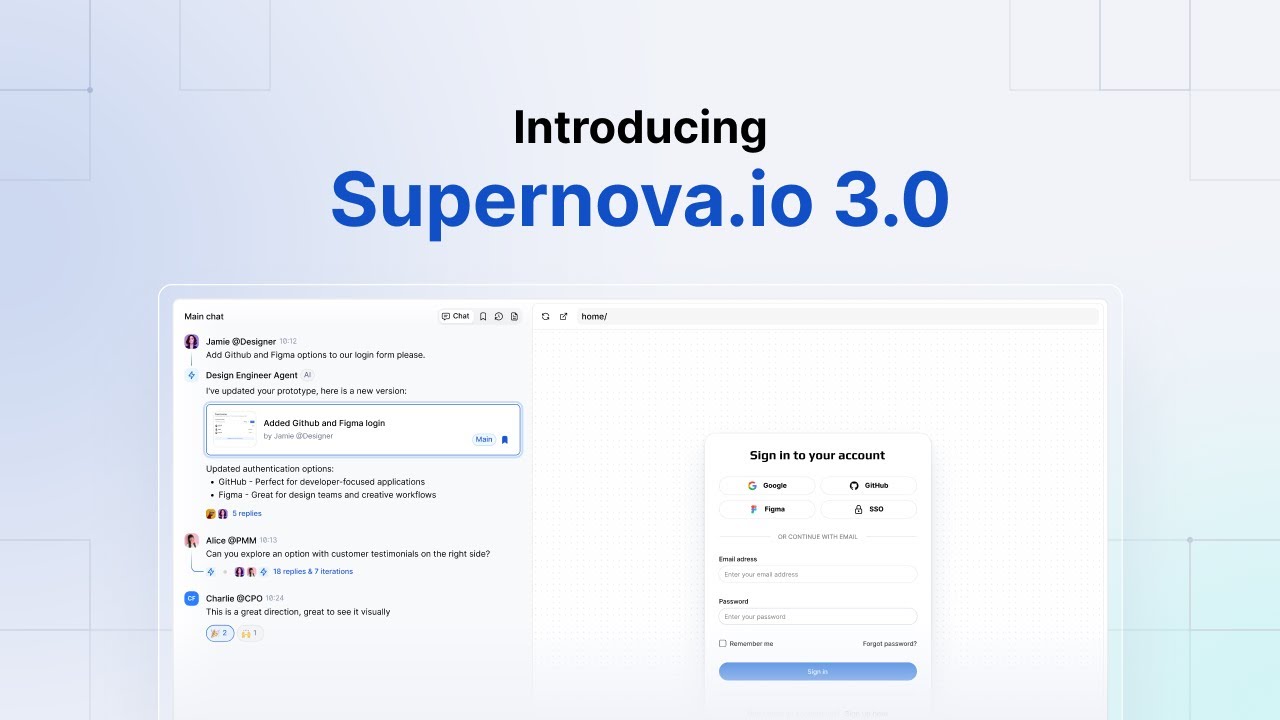 Introducing Supernova.io 3.0 - vibes for real product teams