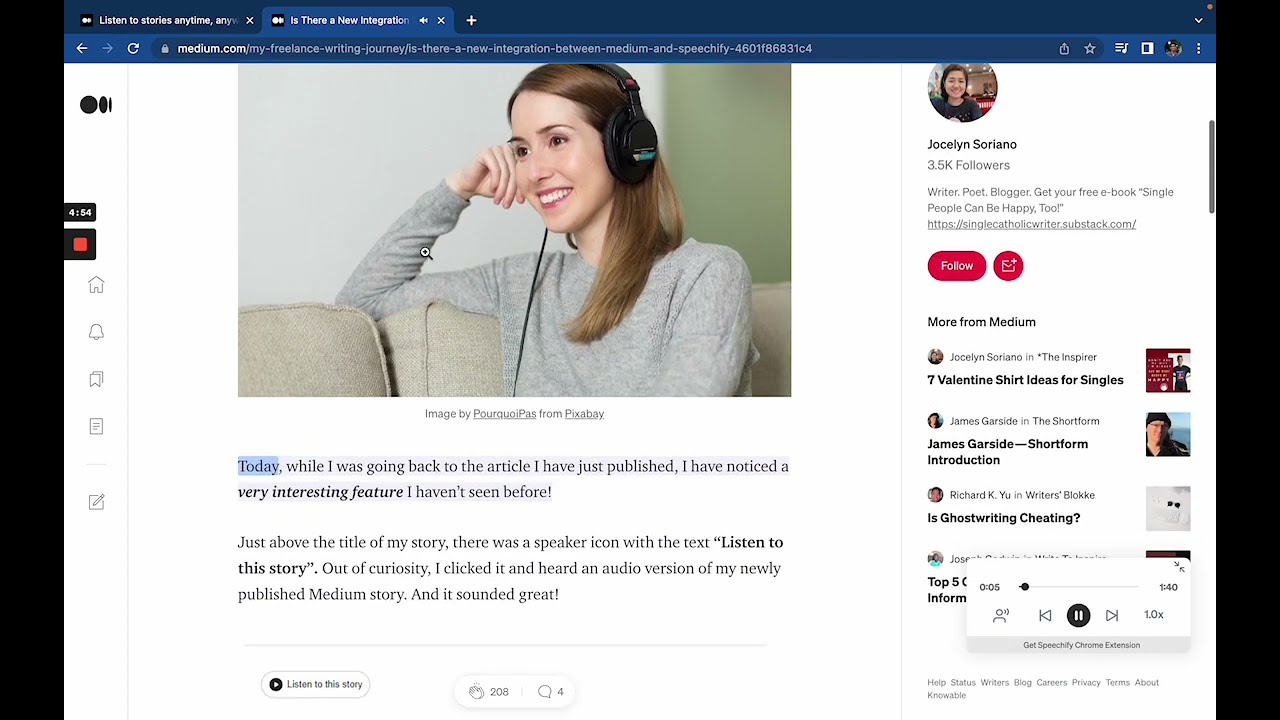 Listen to ANY Article on Medium | Speechify