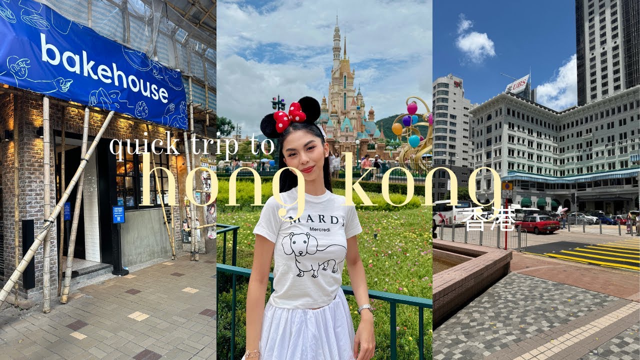 Hong Kong Vlog: Disneyland, Bakehouse, Mongkok | Jam Zoleta