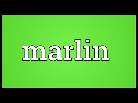 Marlin Meaning