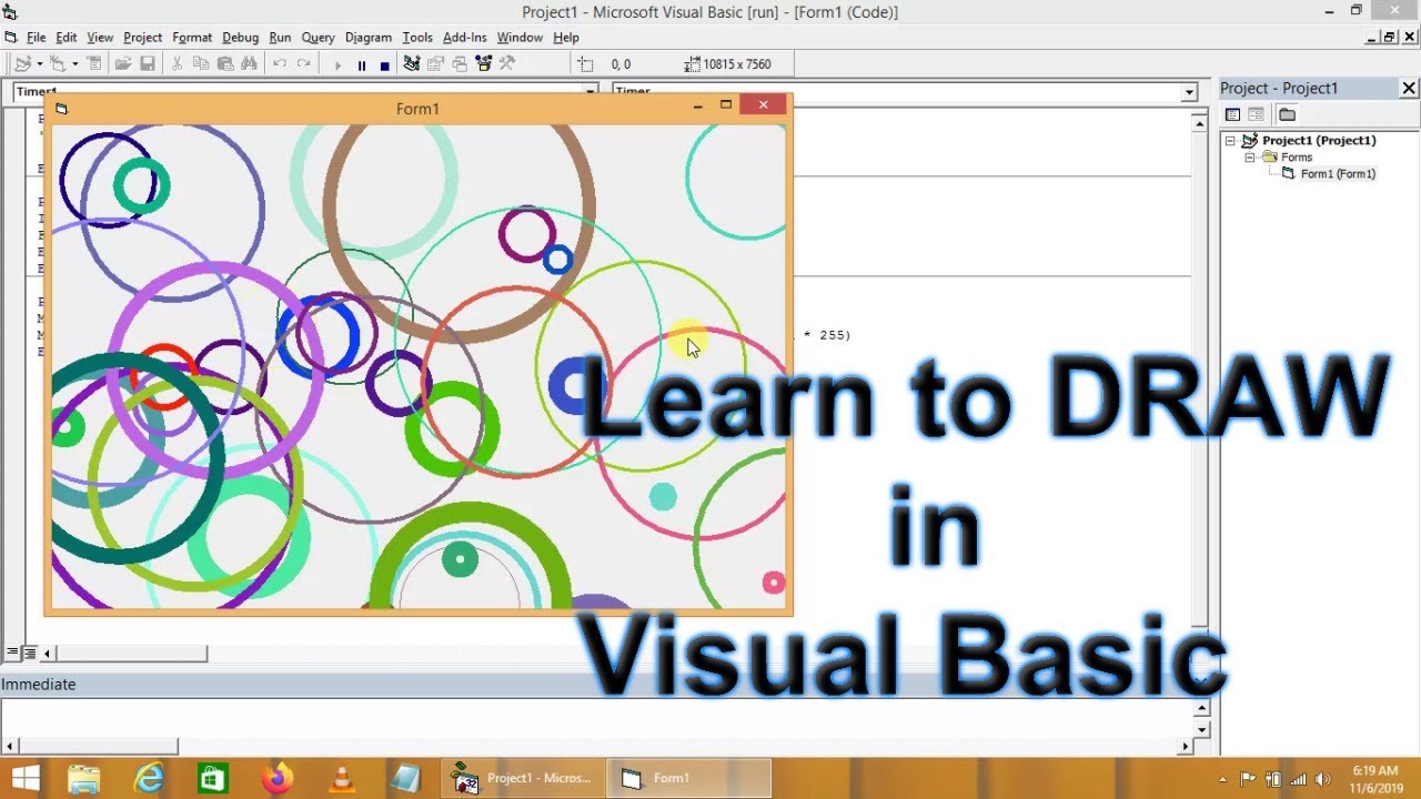 drawing objects in visual basic  | vb Tutorial