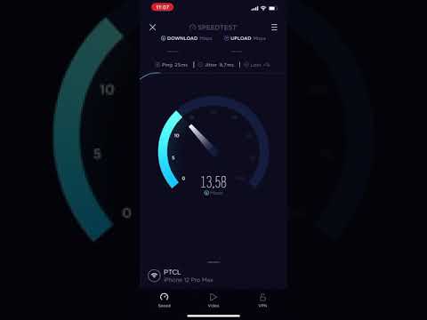 PTCL VDSL 15Mbps SpeedTest