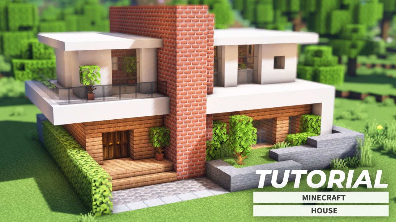 Minecraft: How To Build A Modern House Tutorial (EASY) #1 - Minecraft ...