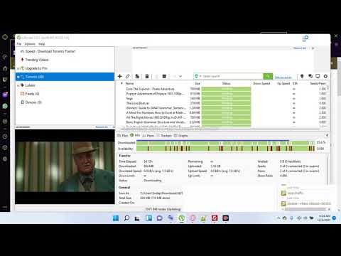 How to download movies from the internet using Utorrent.