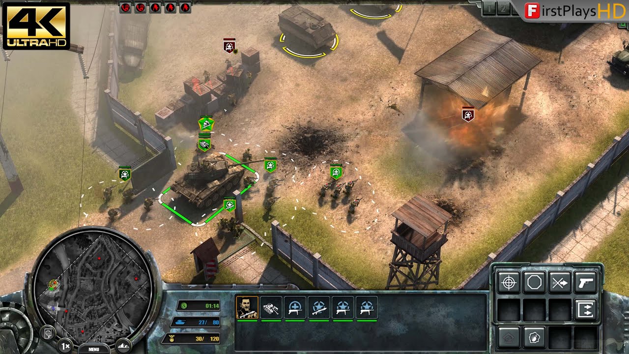 Codename: Panzers – Cold War (2009) - PC Gameplay 4k 2160p / Win 10