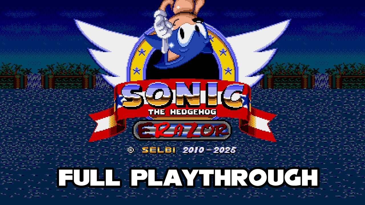[Sonic ROM Hack] Sonic ERaZor 8.1 - Widescreen Playthrough (Frantic)