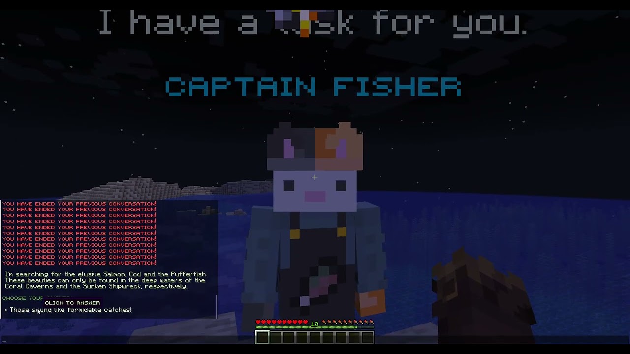 Fisherman quest Showcase [NotQuests plugin]