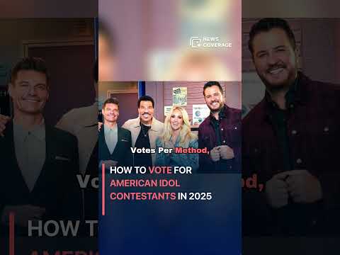 How to Vote for American Idol Contestants in 2025 #entertainment #entertainmentnews