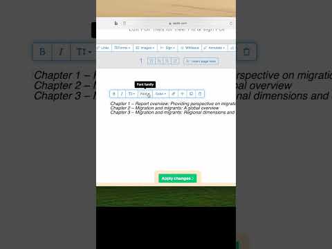 How to Create Clickable Table of Contents in PDF Online Free? # #editpdf#pdf #freetools #howto
