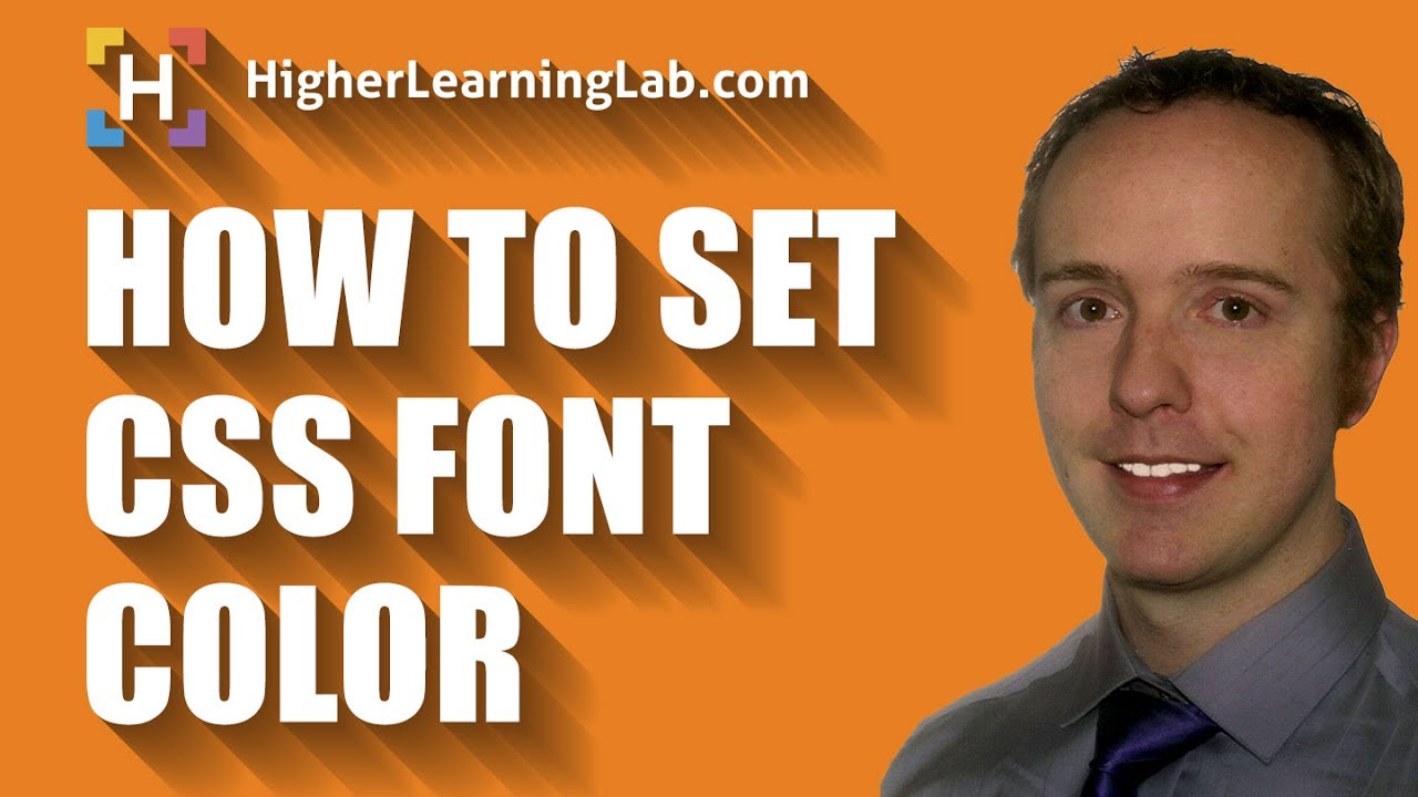 How To Change CSS Font Color