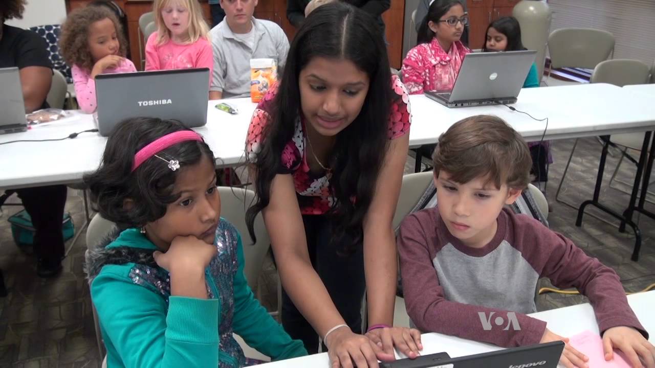 Teenage Girl Sets Goal to Empower Kids with Computer Coding