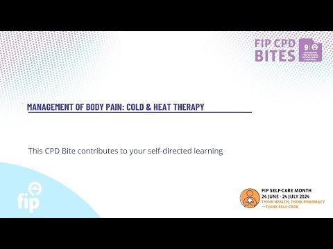 FIP CPD bite on cold and heat therapy for body pain management