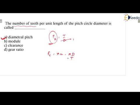 Practice Question on Gear Terminology Video Lecture - Mechanical ...