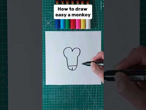 How to draw easy a monkeyβοΈ