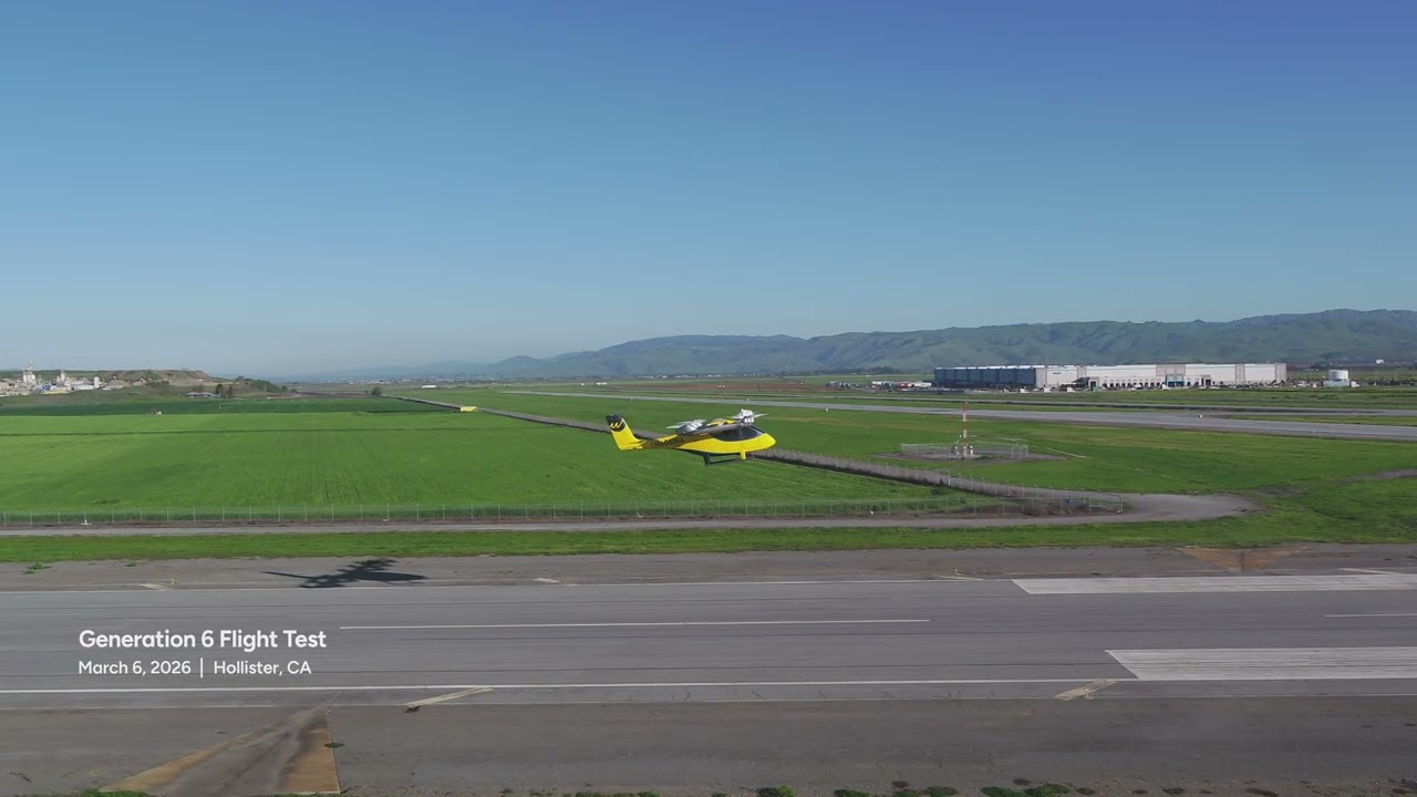 Wisk Gen 6 | Uncut Flight Test: March 6, 2026