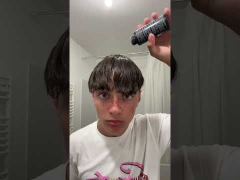 Before and After the fluffy hair powder 😲