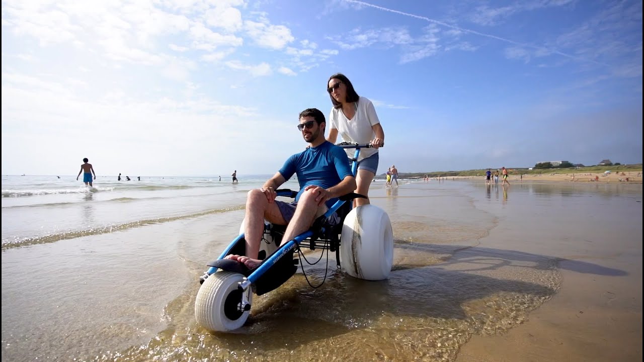 Hippocampe beach and all-terrain wheelchair- off road wheelchair