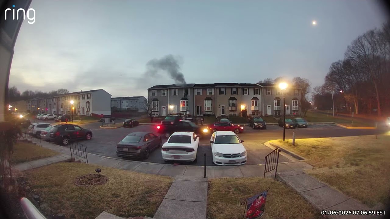 Doorbell Camera Captures Middle River Neighbors’ Heroic Rescue of Family from House Fire