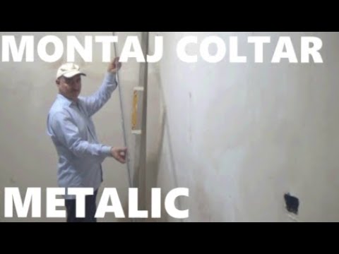Profil de colt pentru tencuiala mecanizata, tabla zincata, 3 m | MatHaus