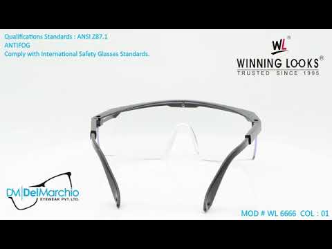 Safety Glasses| MOD# WL 6666 COL : 01 | Anti-fog |ANSI Z87.1|call- +91 9330962996 by – WINNING LOOKS