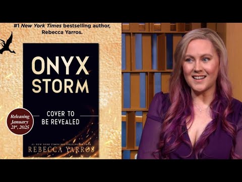 Exclusive Cover Reveal: Onyx Storm by Rebecca Yarros | Empyrean Series Book 3