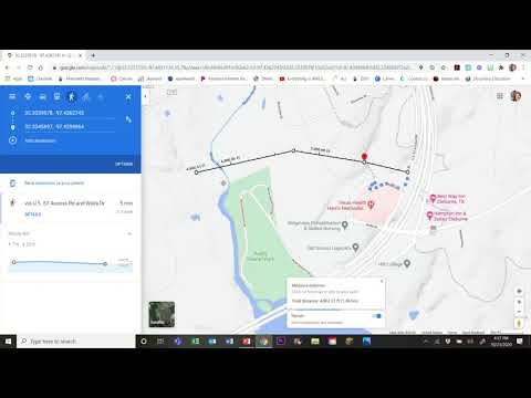Google Maps Topographic Map Walkthrough