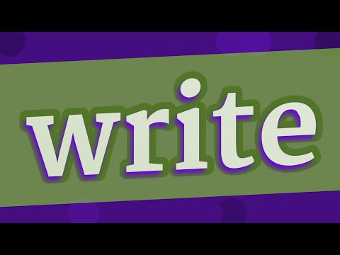 WRITE pronunciation • How to pronounce WRITE