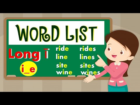 WORD LIST ON LONG I (I_E) LIKE MILE, FINE, WISE, RIDE, ETC l READING FLUENCY FOR KIDS l JEN 4NEA