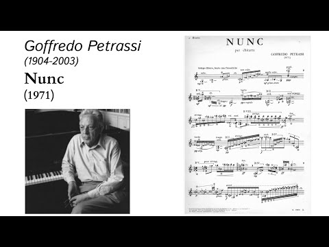 Goffredo Petrassi - Nunc (1971)