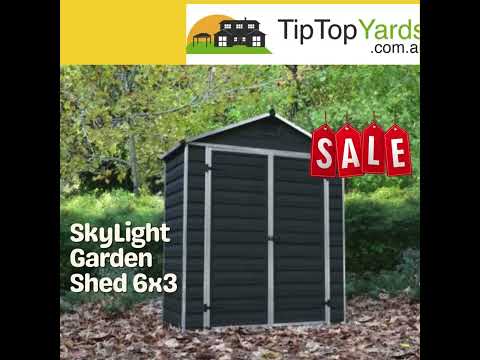 Skylight Garden Shed 6'