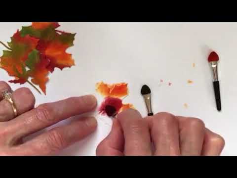 Coloring Fall Leaves