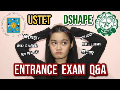 SENIOR HIGH SCHOOL ENTRANCE EXAM Q&A (USTET & DSHAPE)