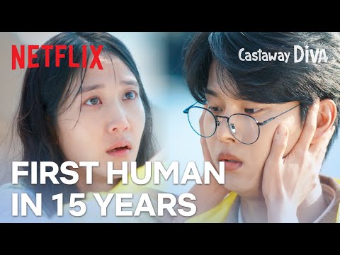 Park Eun-bin meets Cha Hak-yeon, her first human in 15 years | Castaway Diva Ep 1 | Netflix [ENG CC]